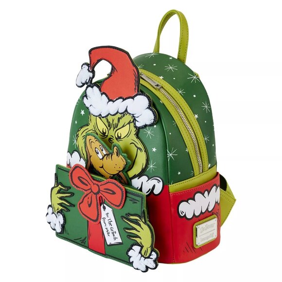 Loungefly | Bags | Dr Seuss Grinch Mini Backpack By Loungefly Green ...